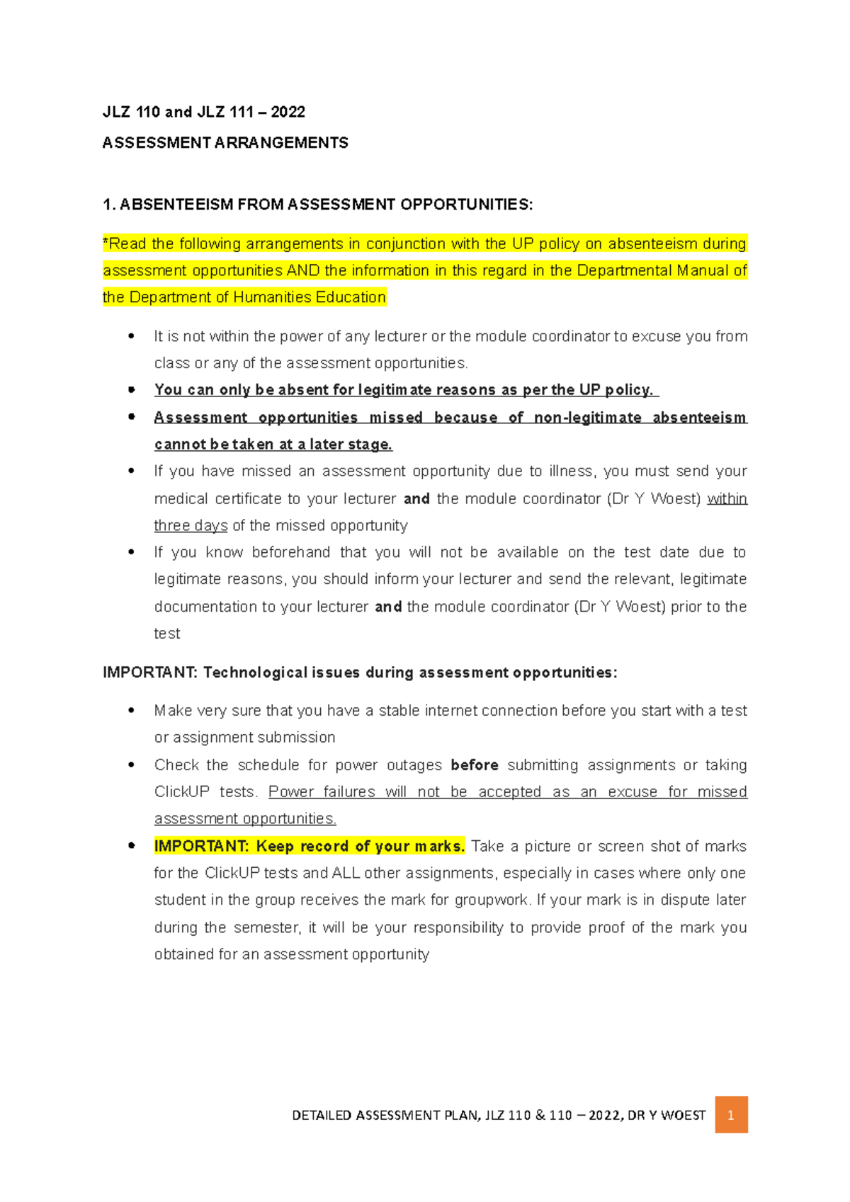 Amended-JLZ Detailed Assessment plan-2022 - JLZ 110 and JLZ 111 – 2022 ...