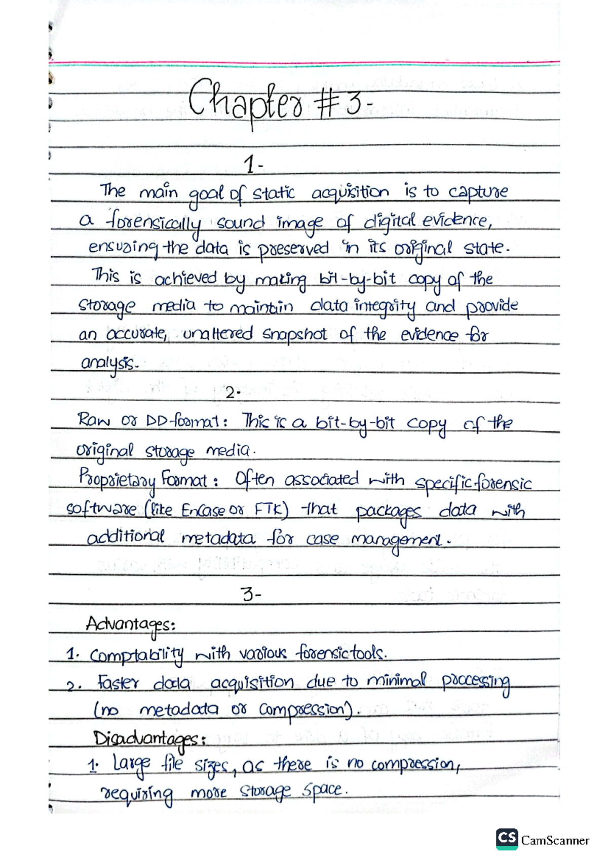 Lab Assignmet 2 Handwritten - Chapter 3 The main goal of static ...