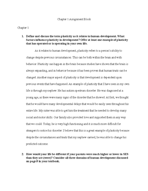 Chapter 5 fall 2018 assignment block - Chapter 5 Assignment Block 40 ...