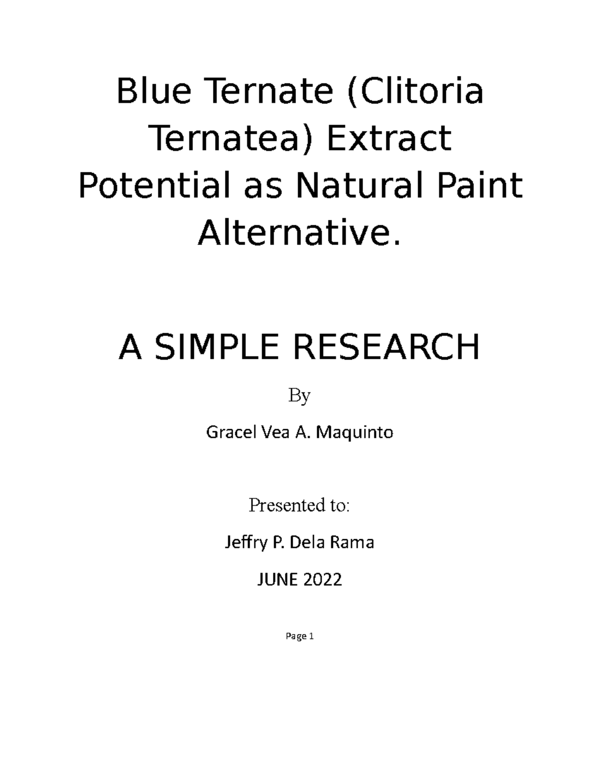 Blue-ternate - Blue Ternate - Blue Ternate (Clitoria Ternatea) Extract ...