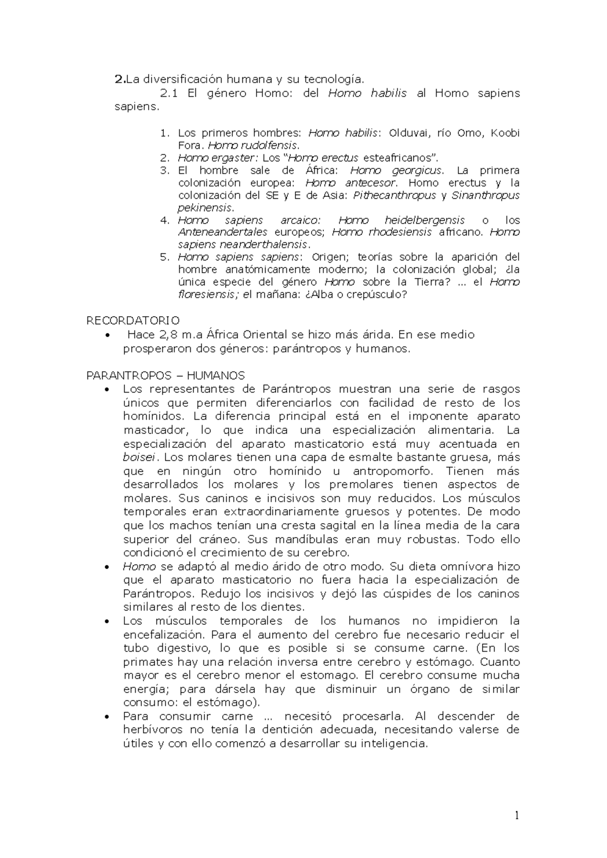 Tema 2 - pdf - Sociedades Cazadoras Y Recolectoras En La Prehistoria ...