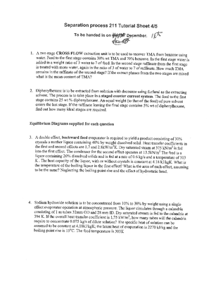 Tutorial Sheets 3, 4 and 5 - EG-200 - Studocu