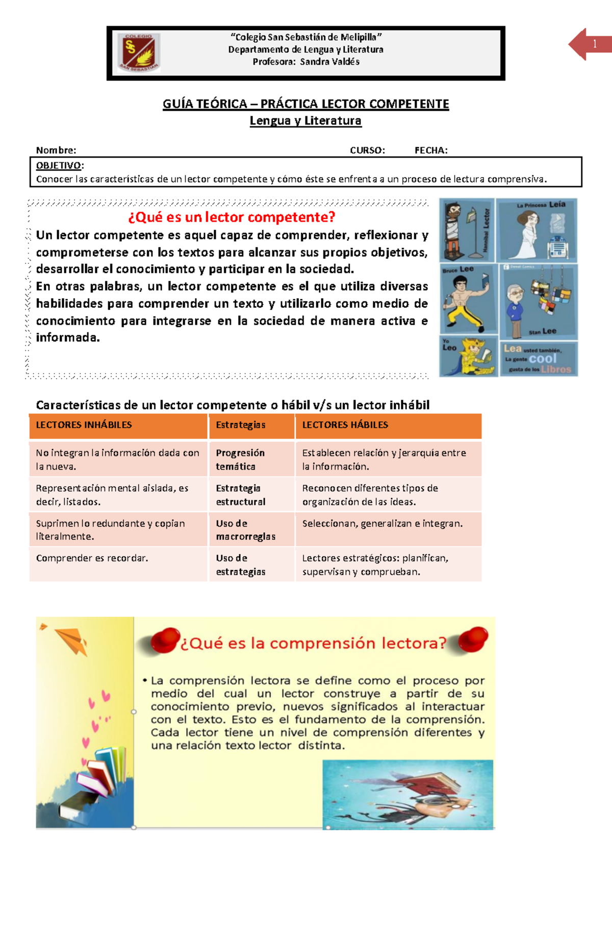 Guía Lector Competente 2022 - 1 GUÍA TEÓRICA – PRÁCTICA LECTOR ...