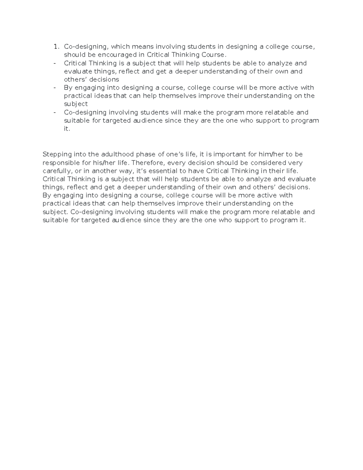 Arguments 1 Co designing Which Means Involving Students In arguments-1-co-designing-which-means-involving-students-in