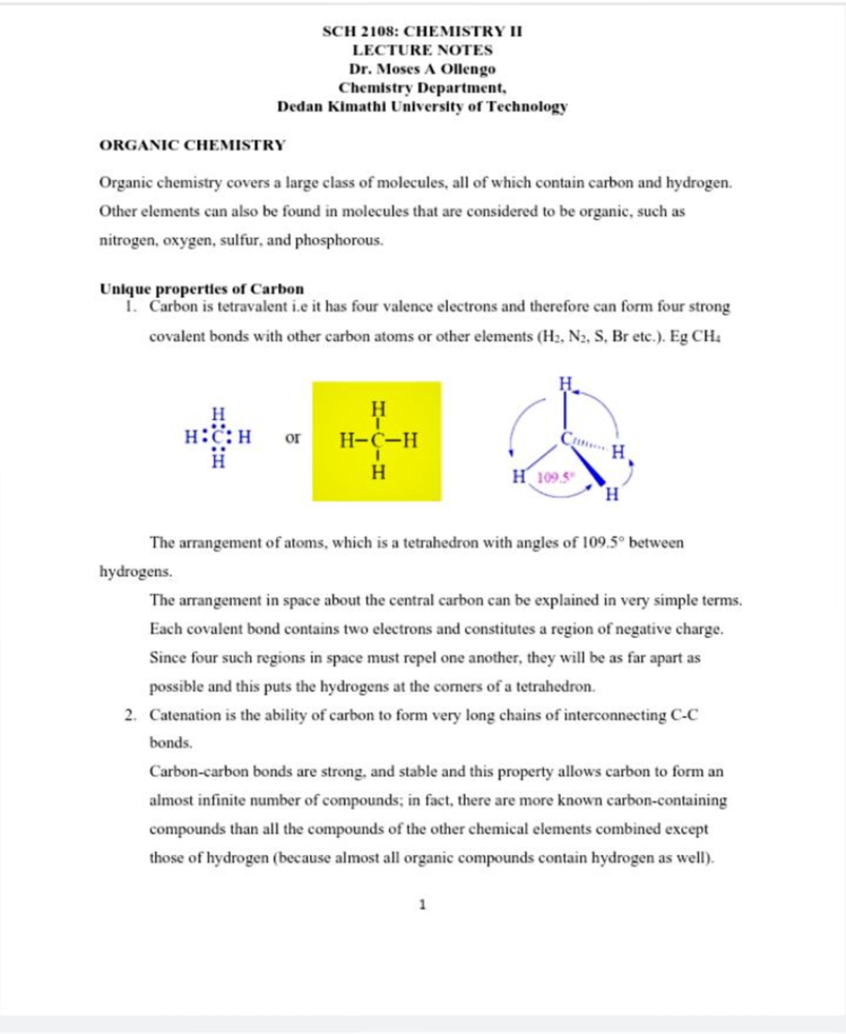Chem 2 - chemistry lecture notes, organic chemistry - Chemistry ii ...