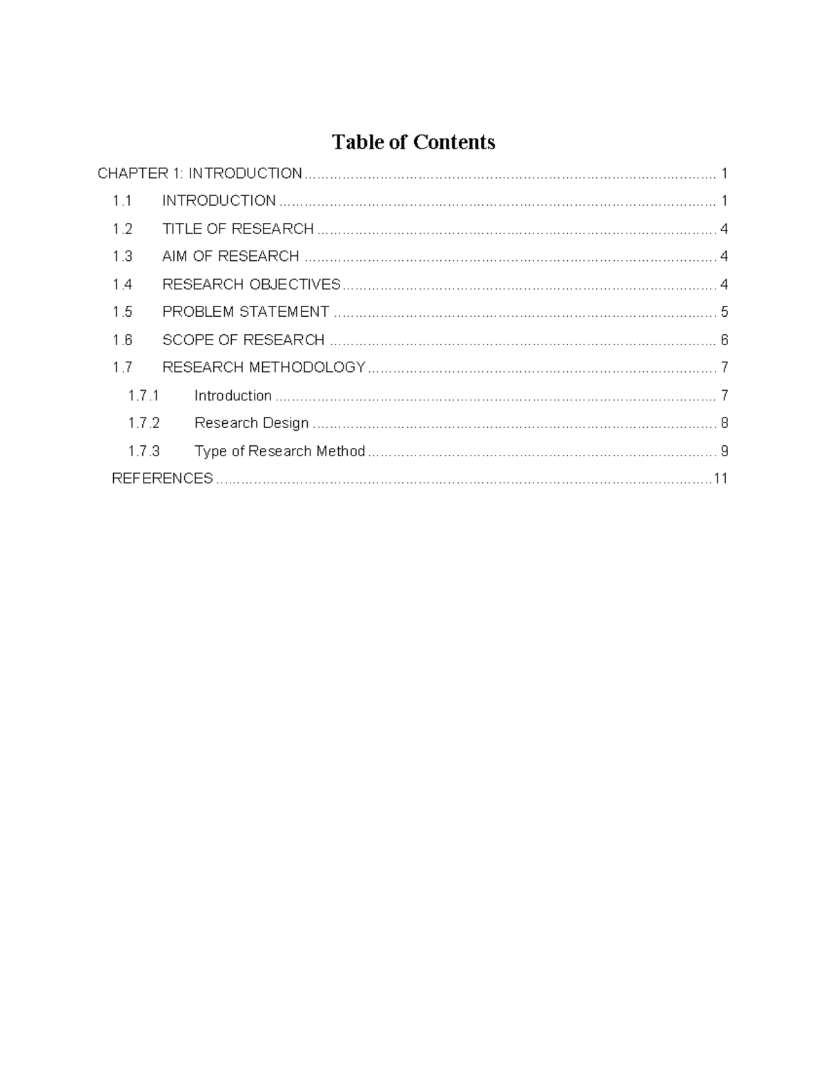 BQS667 Oil and Gas Technology Task 3 - Table of Contents CHAPTER 1 ...
