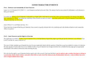 S.101 Gateways – Defendant’S BAD Character - S GATEWAYS –DEFENDANT’S ...