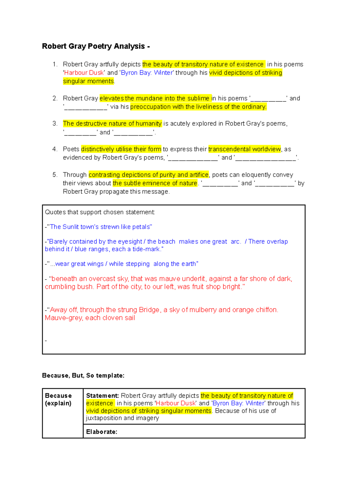 Jorge Gonzalez - Robert Gray Poetry Analysis - Robert Gray Poetry ...