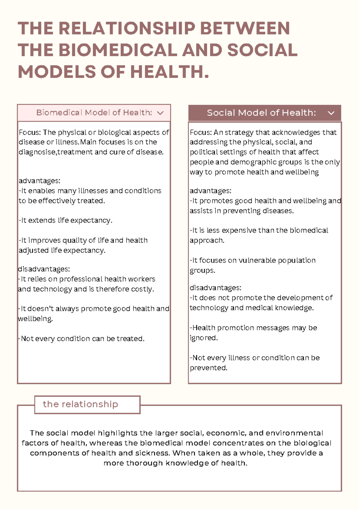 Pink Project Summary Planner - THE RELATIONSHIP BETWEEN THE BIOMEDICAL ...