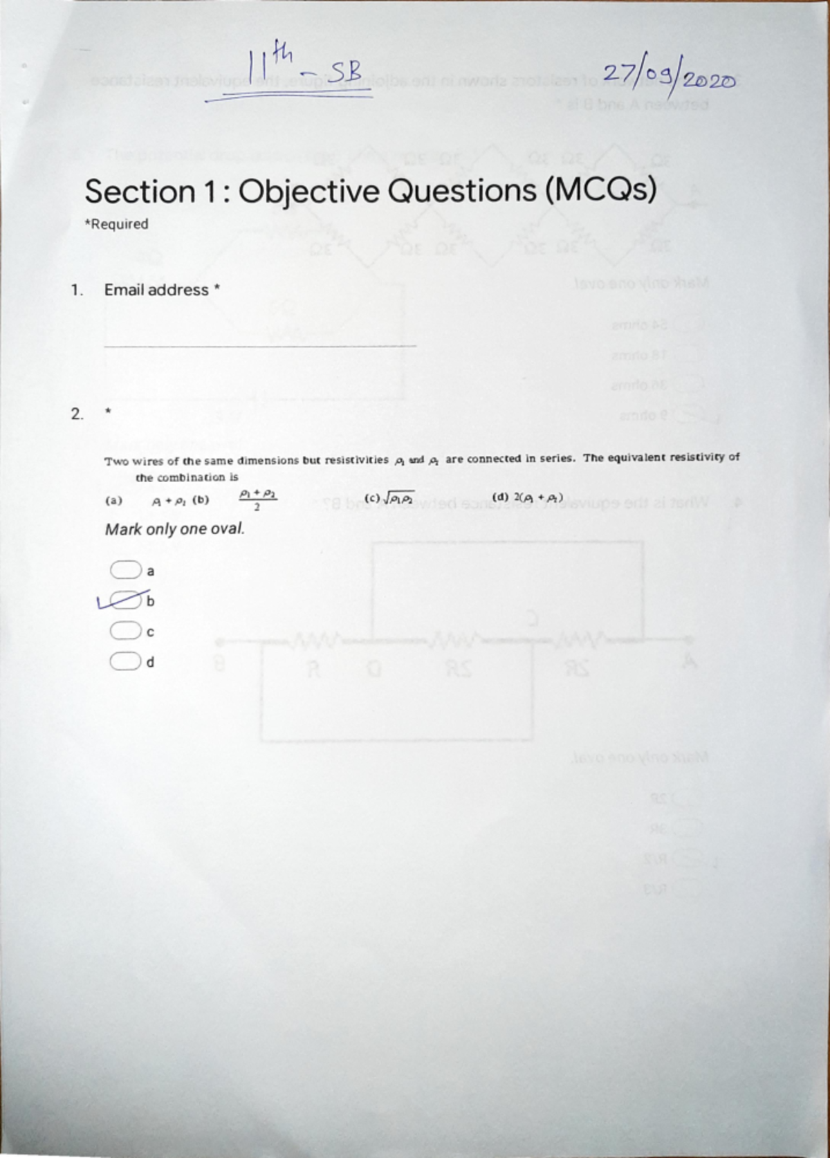 Question Answers 11th SB 27 09 - BCA science - Studocu