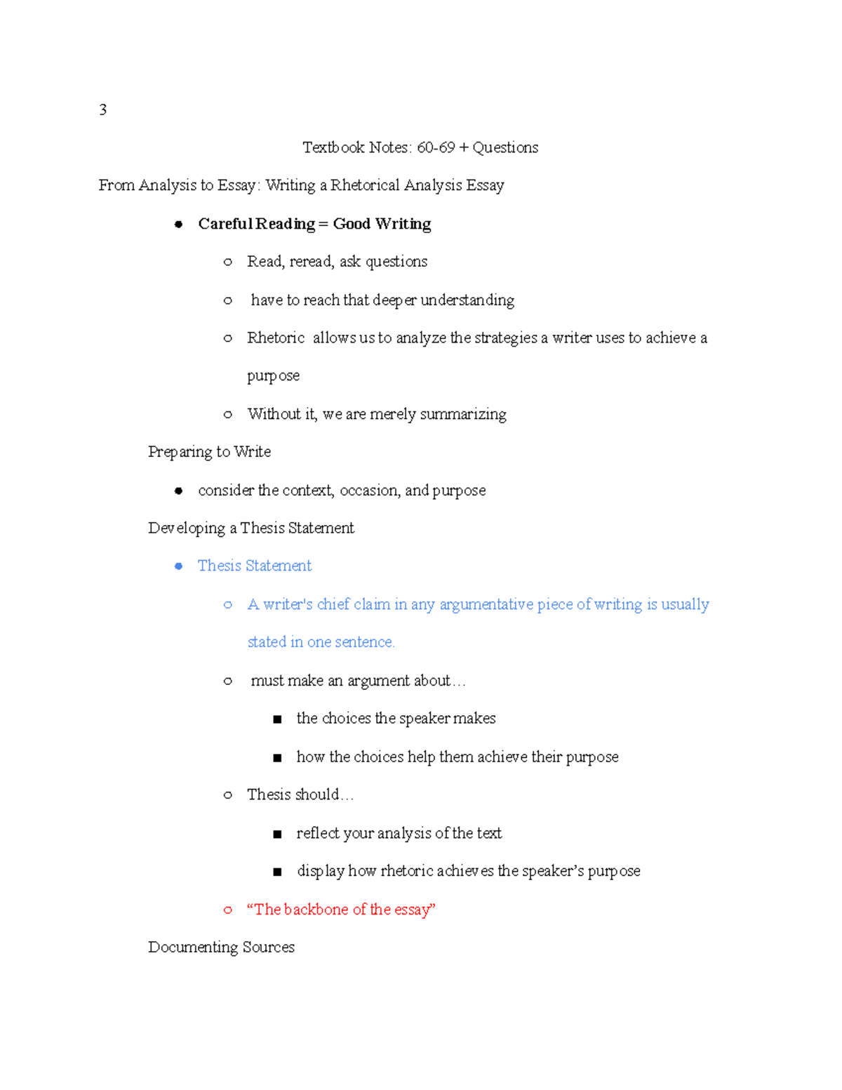 Rhetoric Online Textbook Notes 60-69 + Questions - 3 Textbook Notes: 60 ...