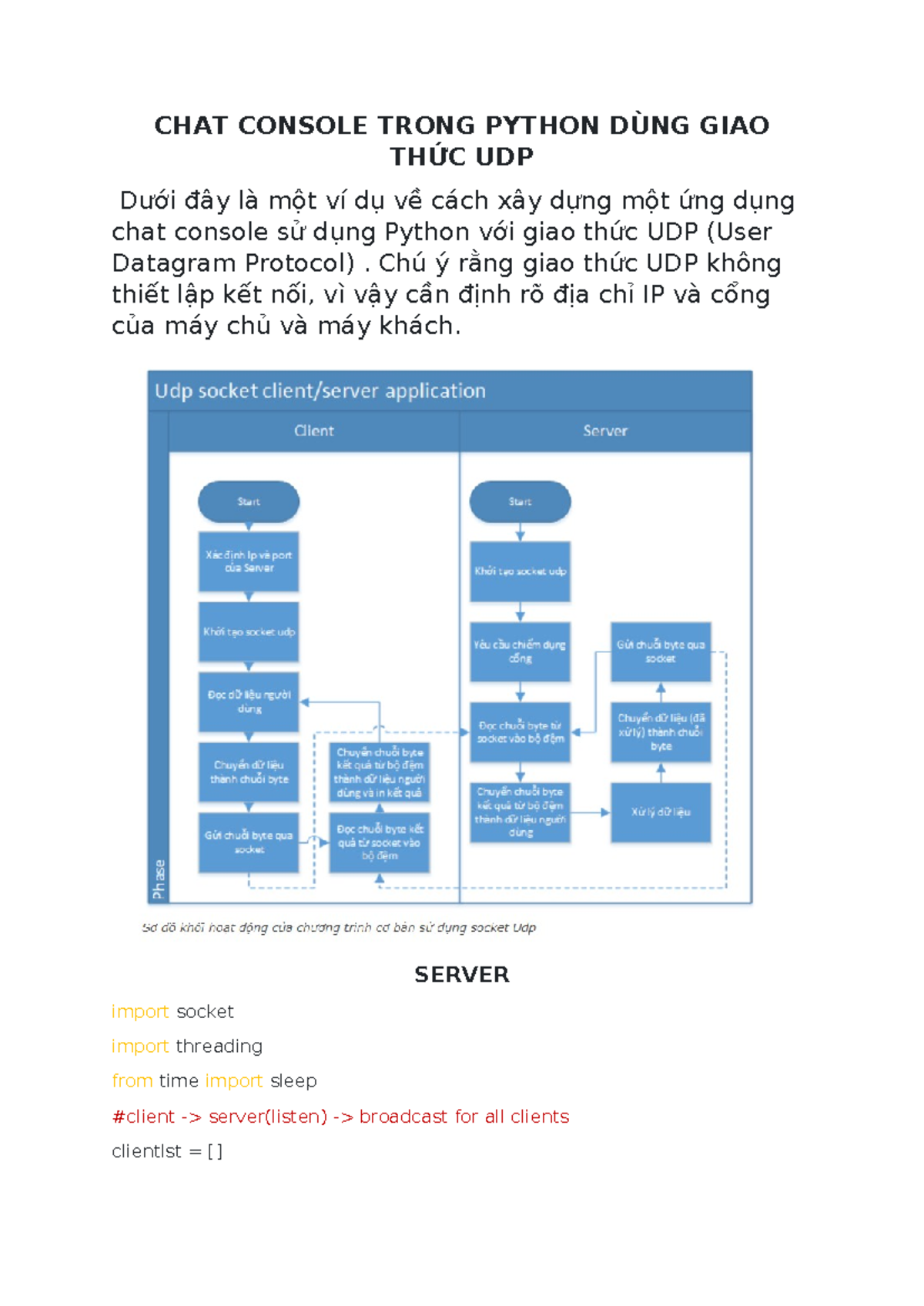 Bai Tap 4UDP - btap nmm - CHAT CONSOLE TRONG PYTHON DÙNG GIAO THỨC UDP ...