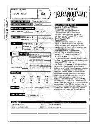 Carente ficha - pica de jegue - 188 A criatura mais famosa do escritor de terror Daniel Hartmann ...