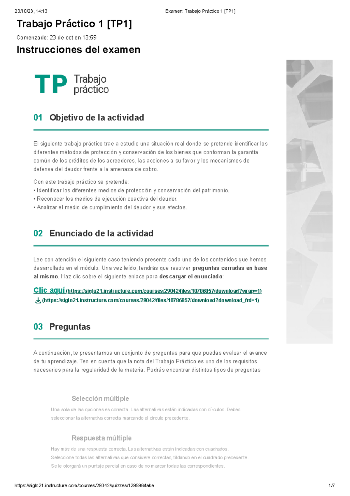 [TP1] procedimientos de ejecucion 100% - Trabajo Práctico 1 [TP1 ...