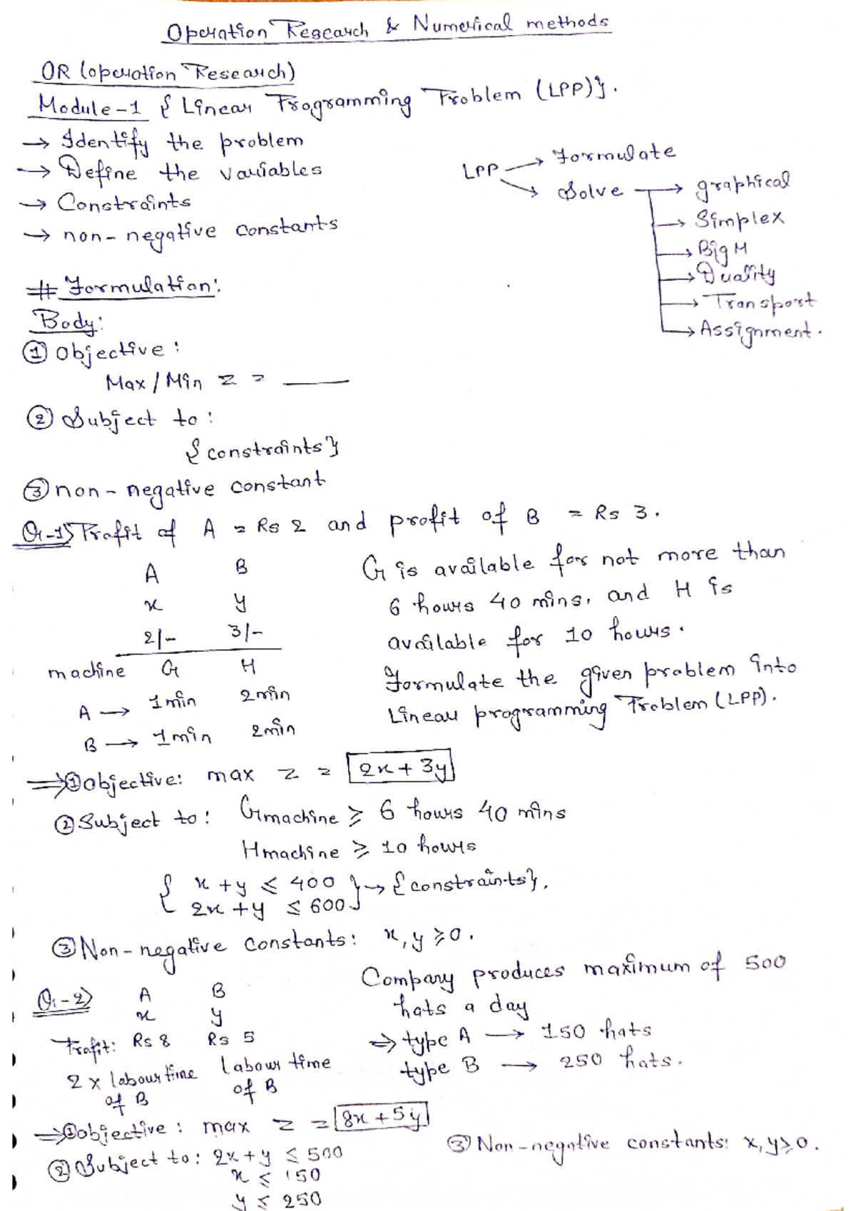 Numerical Methods Notes - Studocu