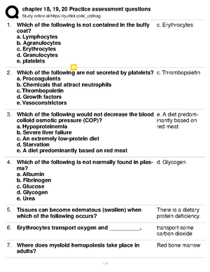 Ch review Bacteria and Eukar test bank-3-1 - 1 Microbiology Chapter ...