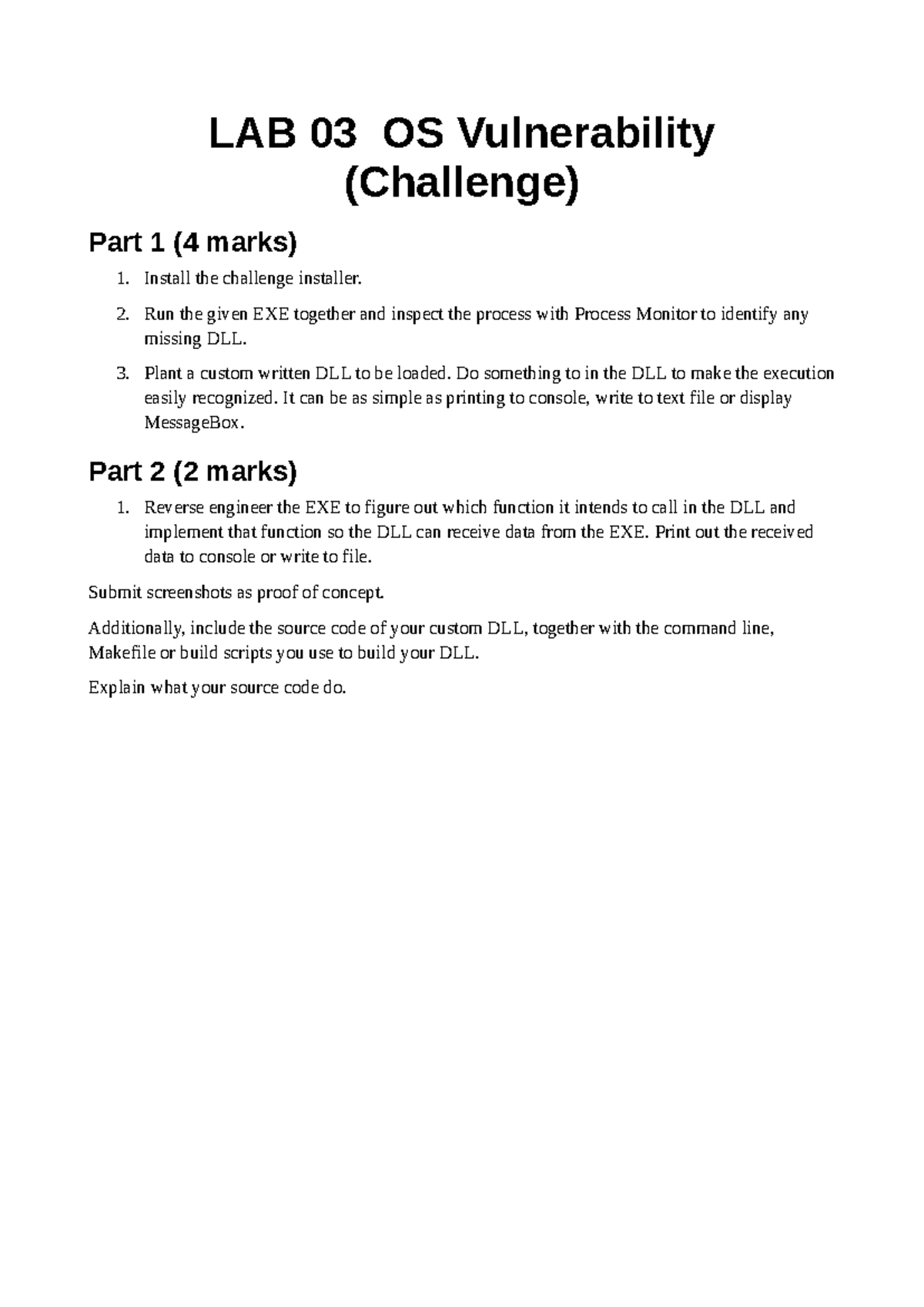 03-OS Vulnerability-Lab Challenge - LAB 03 OS Vulnerability (Challenge ...