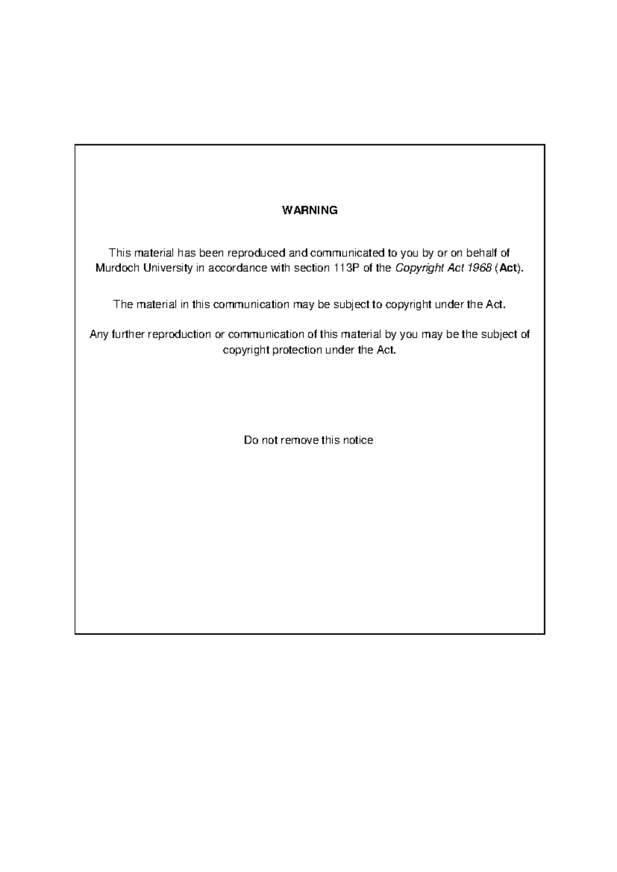 1 - sdsdsd - WARNING This material has been reproduced and communicated ...
