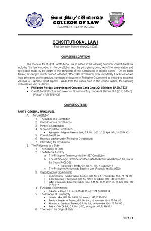 Article lll. BILL OF Rights - Section 1. No person shall be deprived of ...