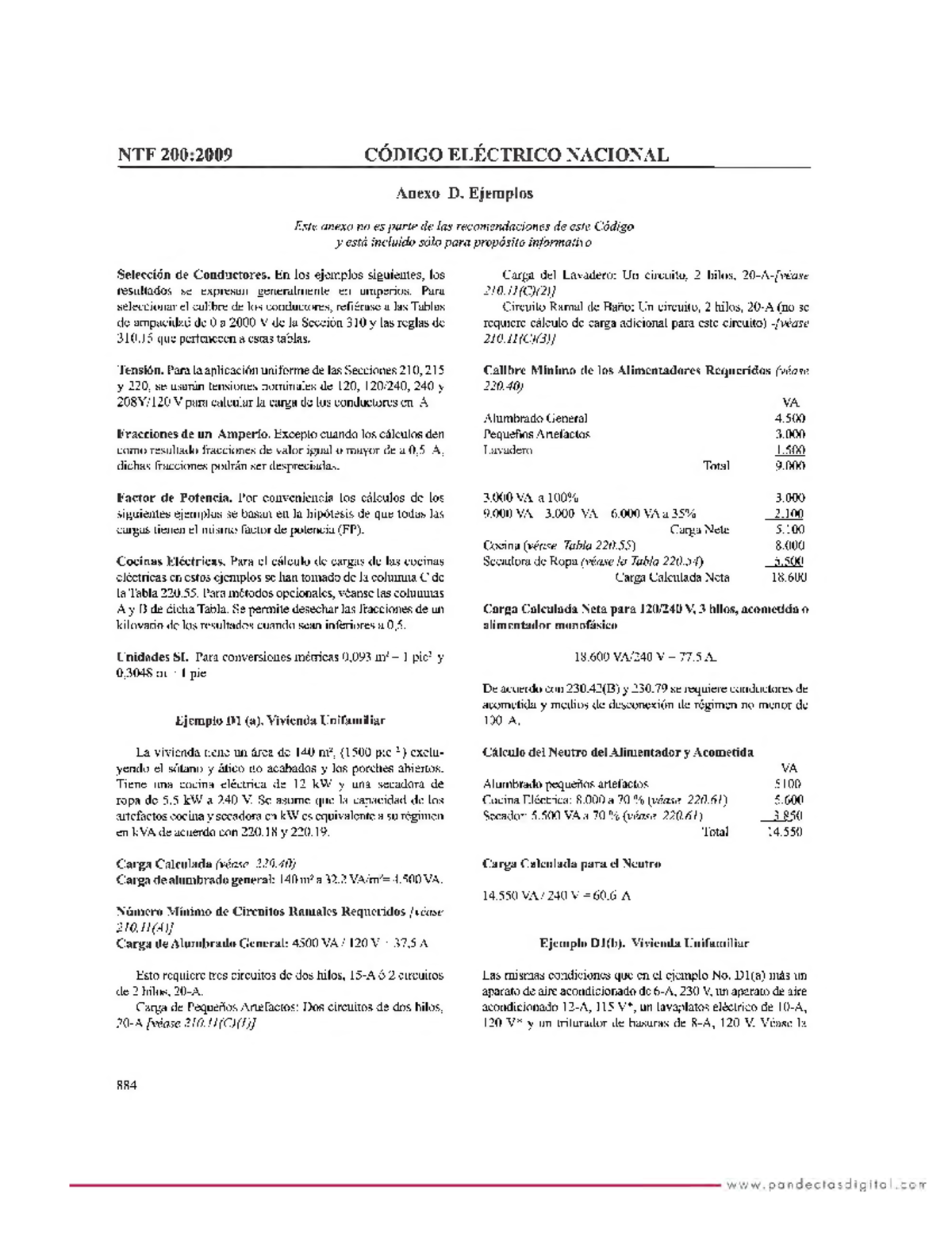 Norma Fondonorma 200-2009 Código Eléctrico Nacional (8va Revisión ...