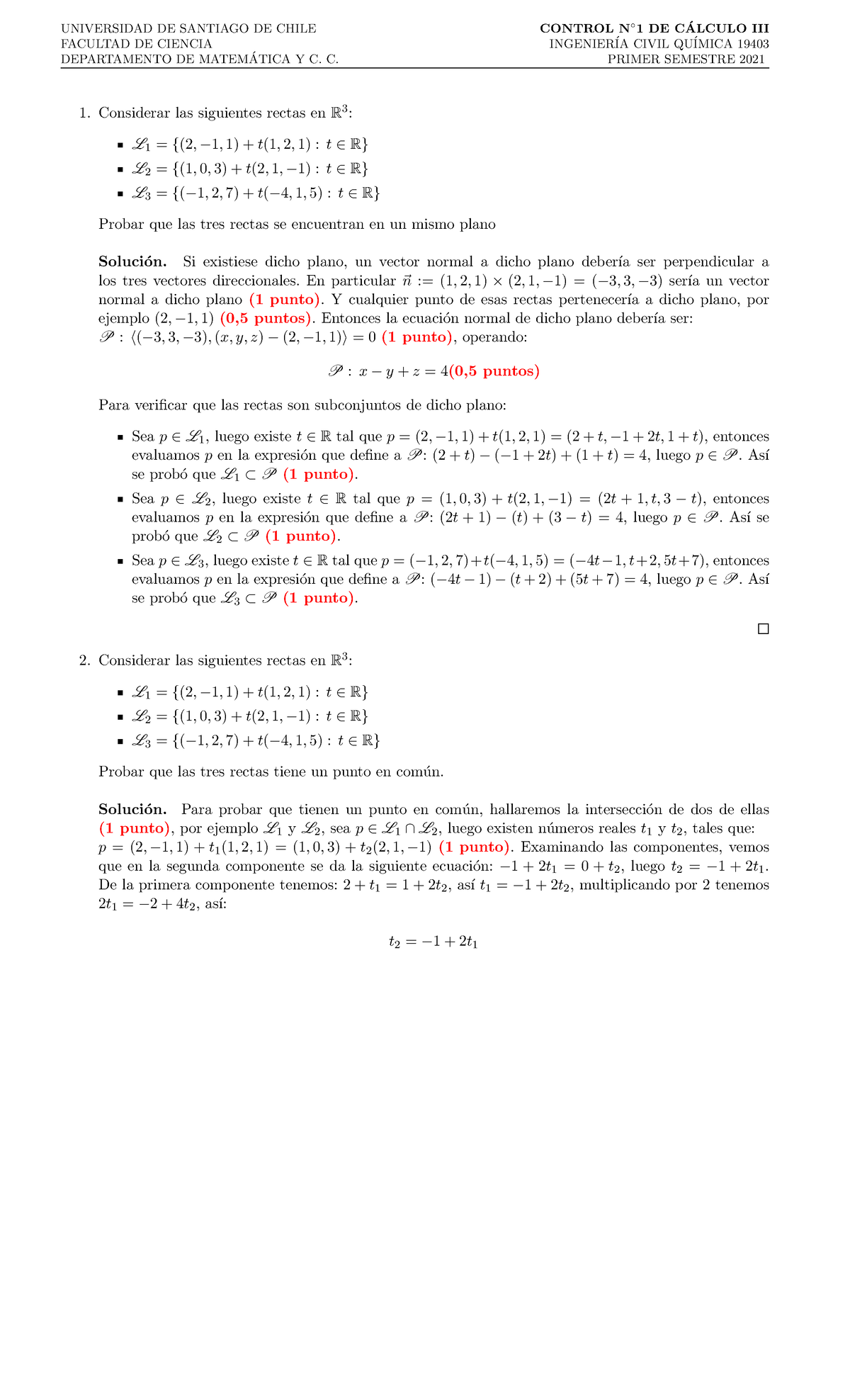 Control 1 2022-2 - Serie de fourier - UNIVERSIDAD DE SANTIAGO DE CHILE FACULTAD DE CIENCIA - Studocu