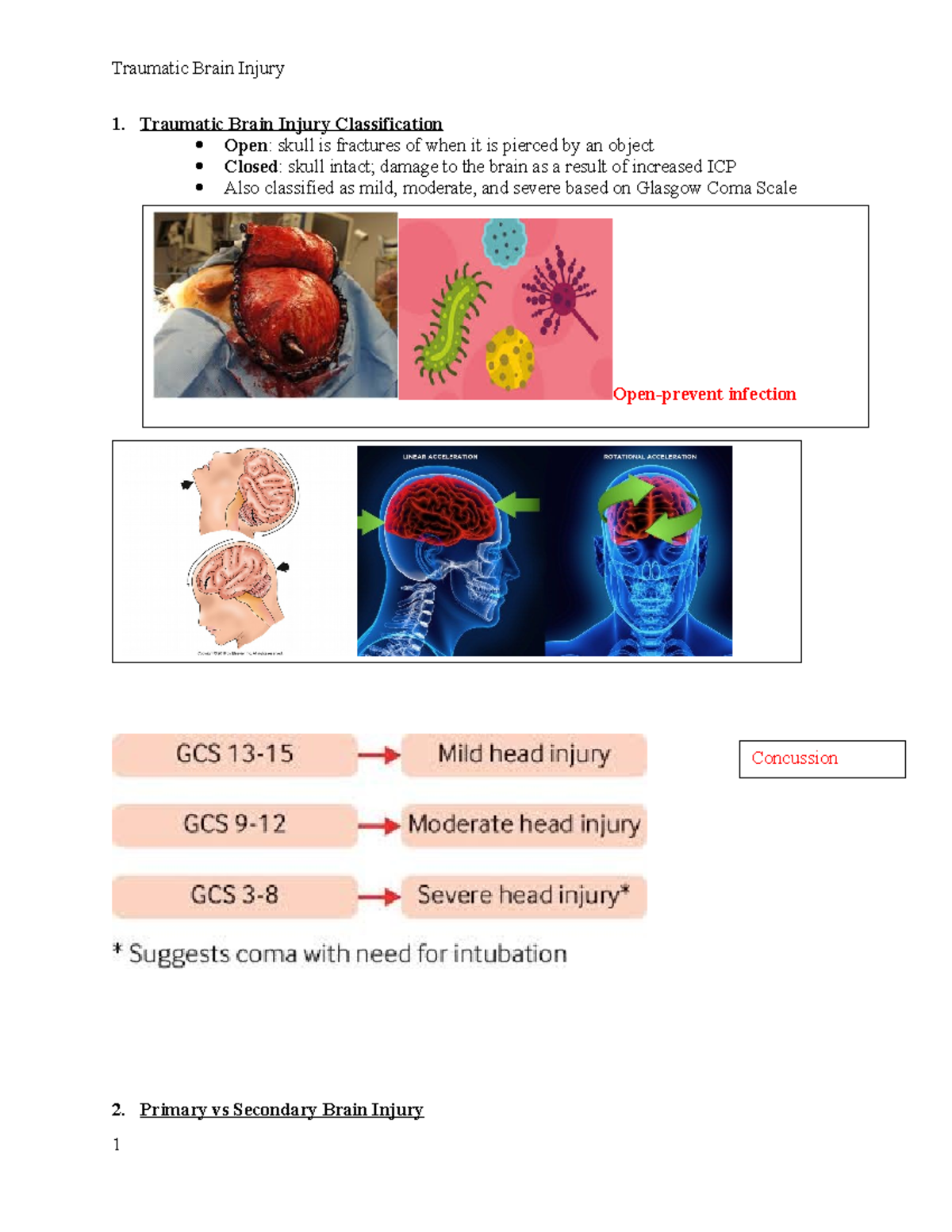 Traumatic Brain Injury student copy-2 - 1. Traumatic Brain Injury ...
