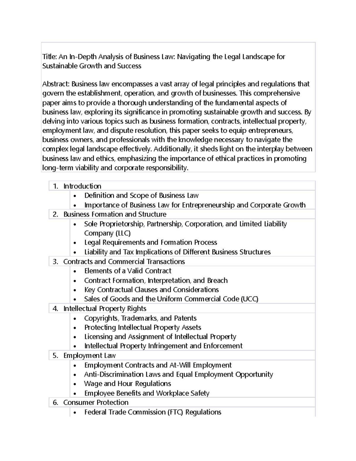 Timed unit 4 in class assignment - Title: An In-Depth Analysis of ...