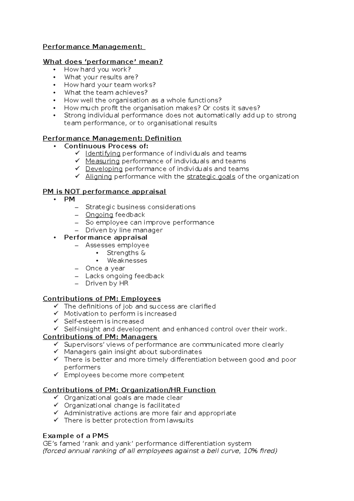 5. Performance Management - Performance Management: What does ...