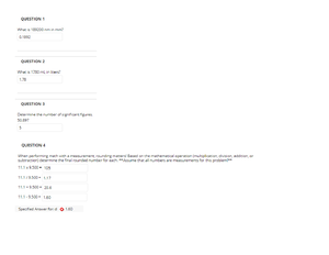 Final Exam Review - CHM-131 - FUNDAMENTALS OF MATTER: - Studocu