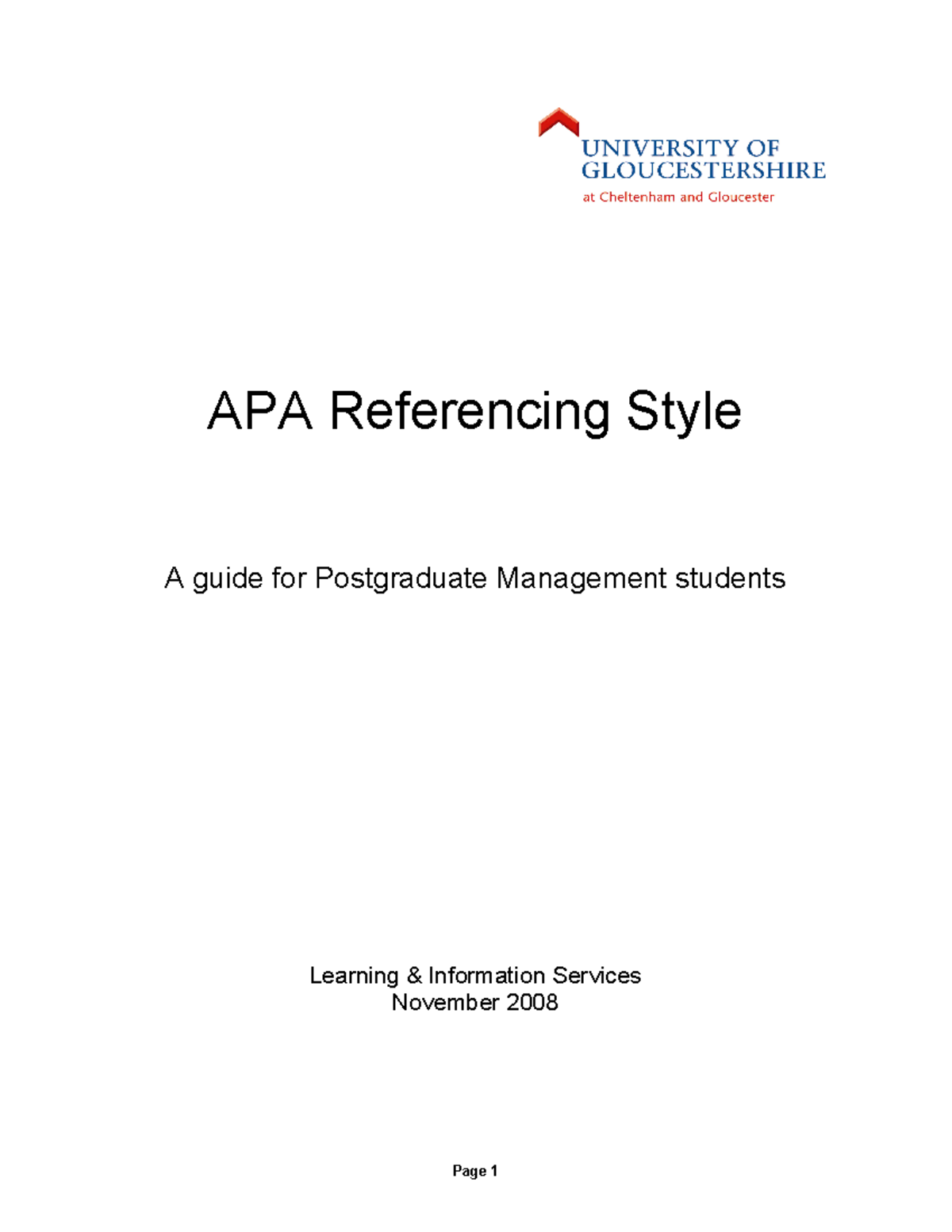 APA Referencing Style - - Studeersnel
