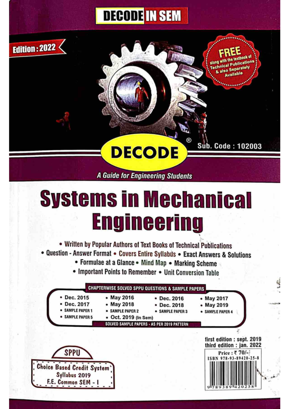 SME Decode unit 1,2 - BE Computer Science - Studocu