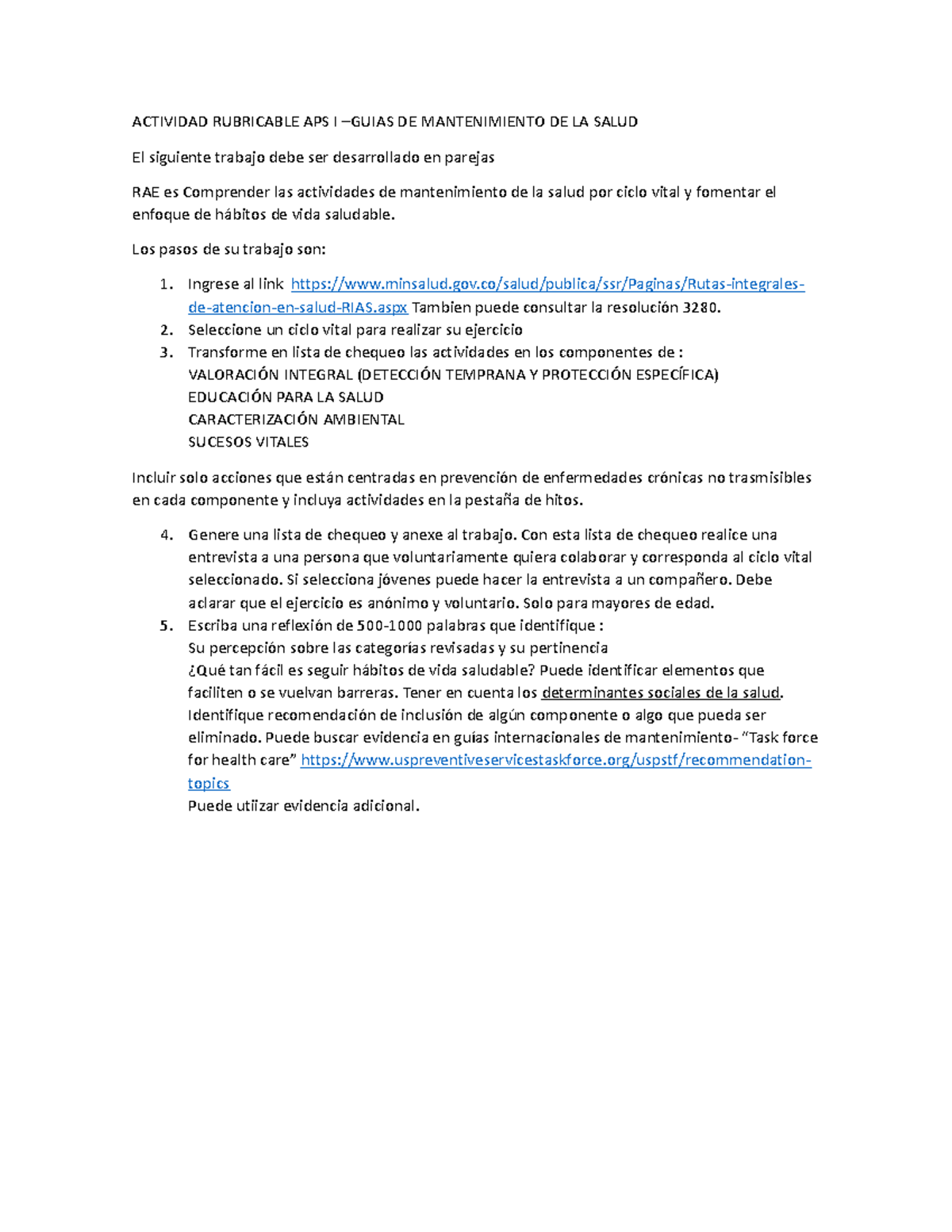 Actividad Rubricable APS I 2023 II - ACTIVIDAD RUBRICABLE APS I –GUIAS ...