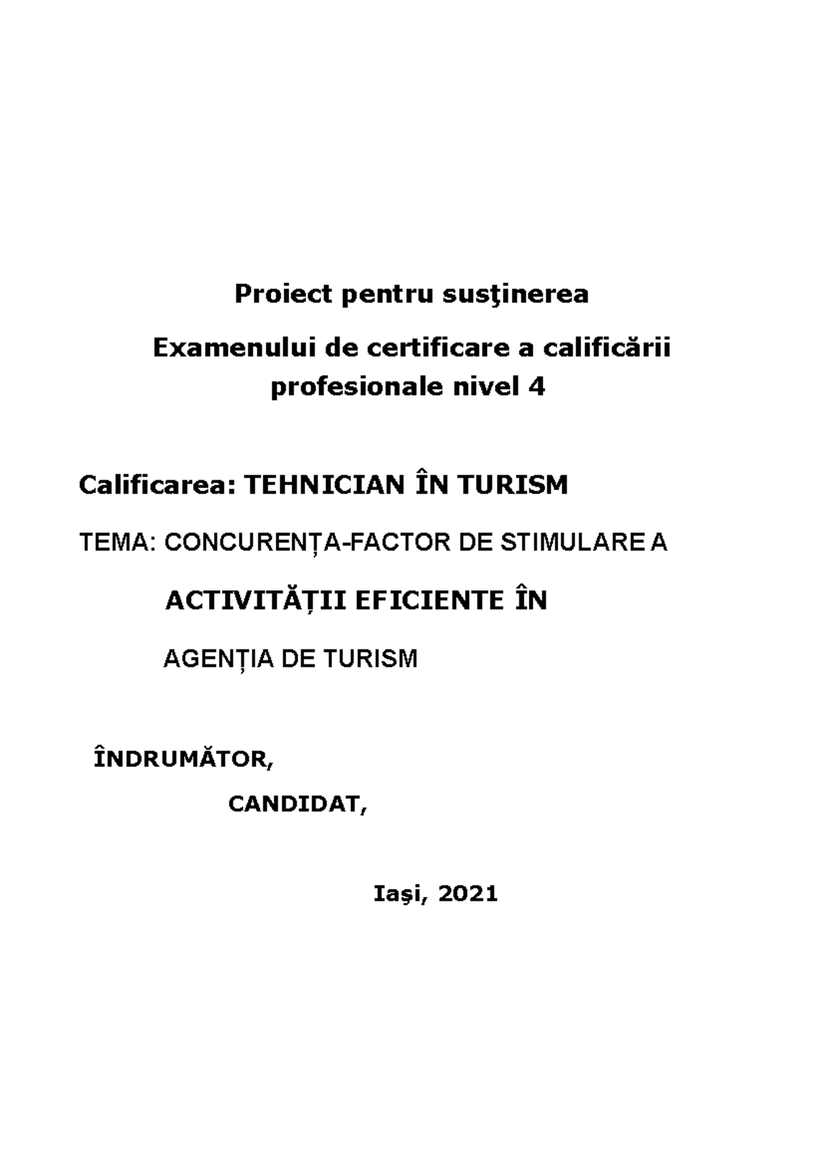 Atestat - Proiect pentru susţinerea Examenului de certificare a ...