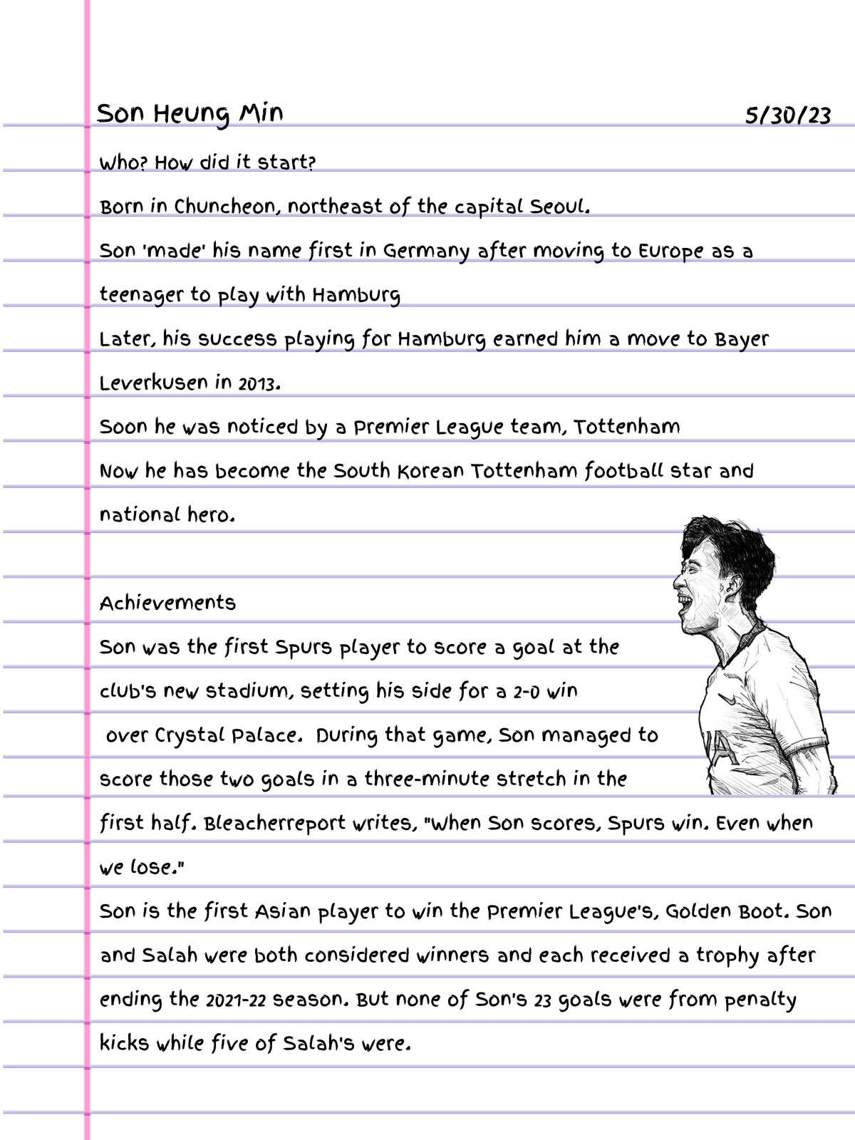 Son Heung Min - sfdsf afeasddcxscd - Who? How did it start? Born in ...