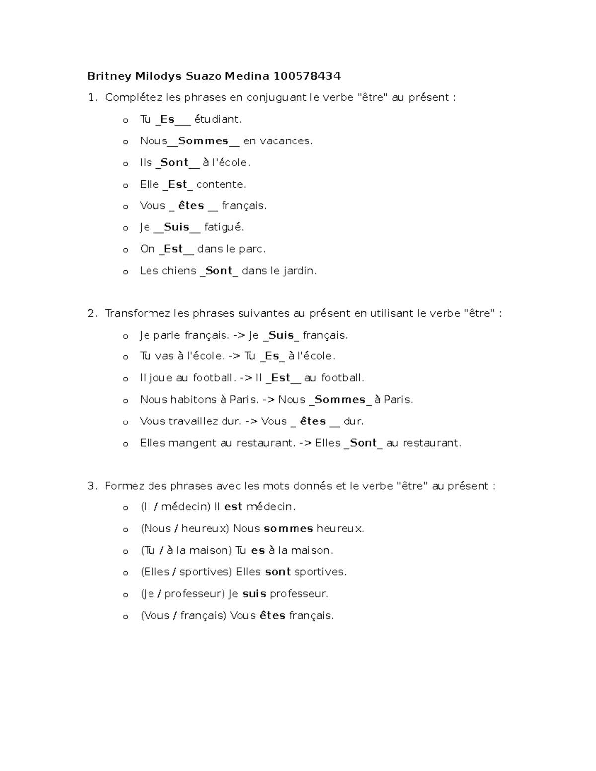 Frances 1 - Tarea - Britney Milodys Suazo Medina 100578434 Complétez ...