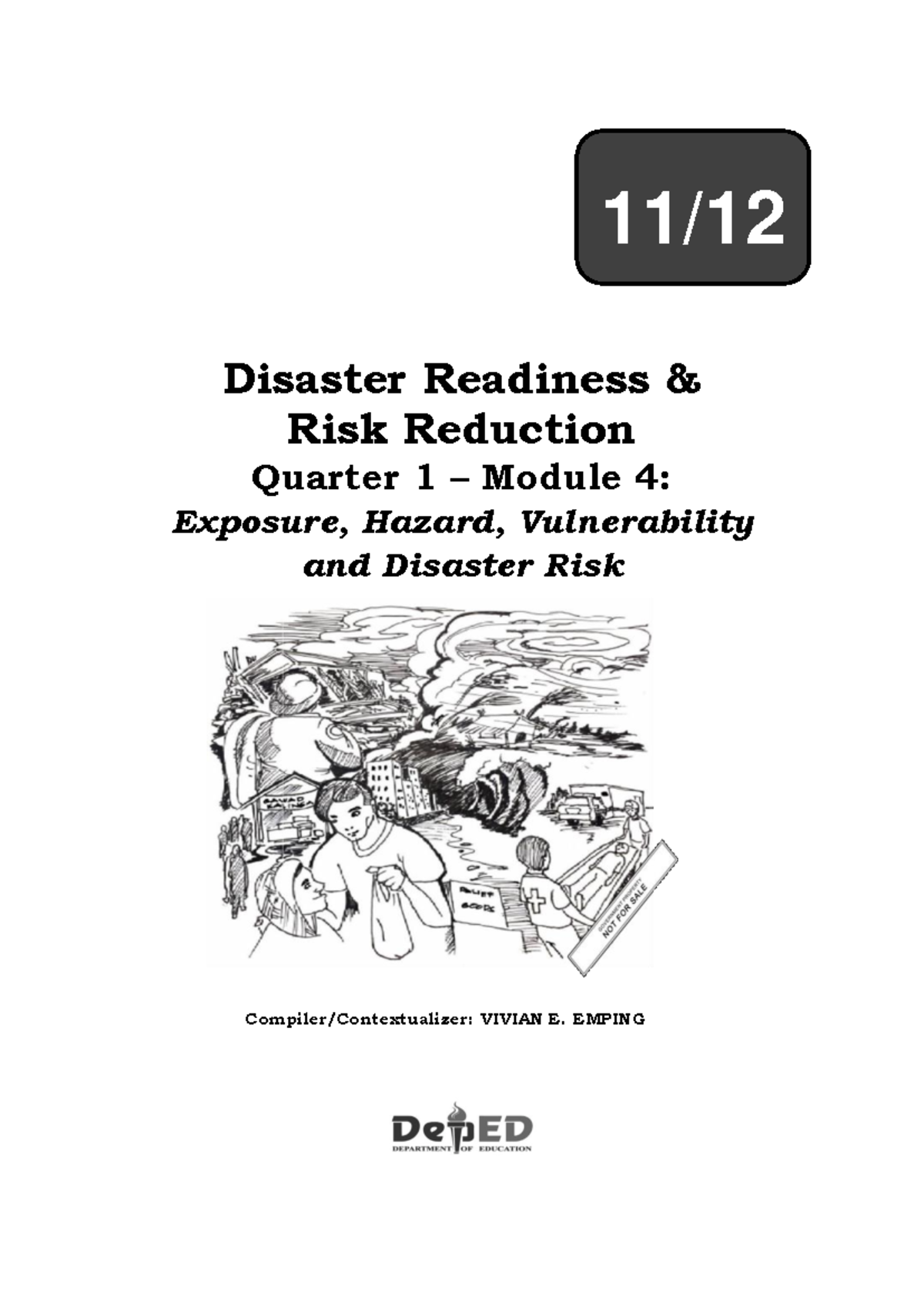 DRRR Q1 M4 Exposurehazard- Vulnerability Emping - Disaster Readiness ...