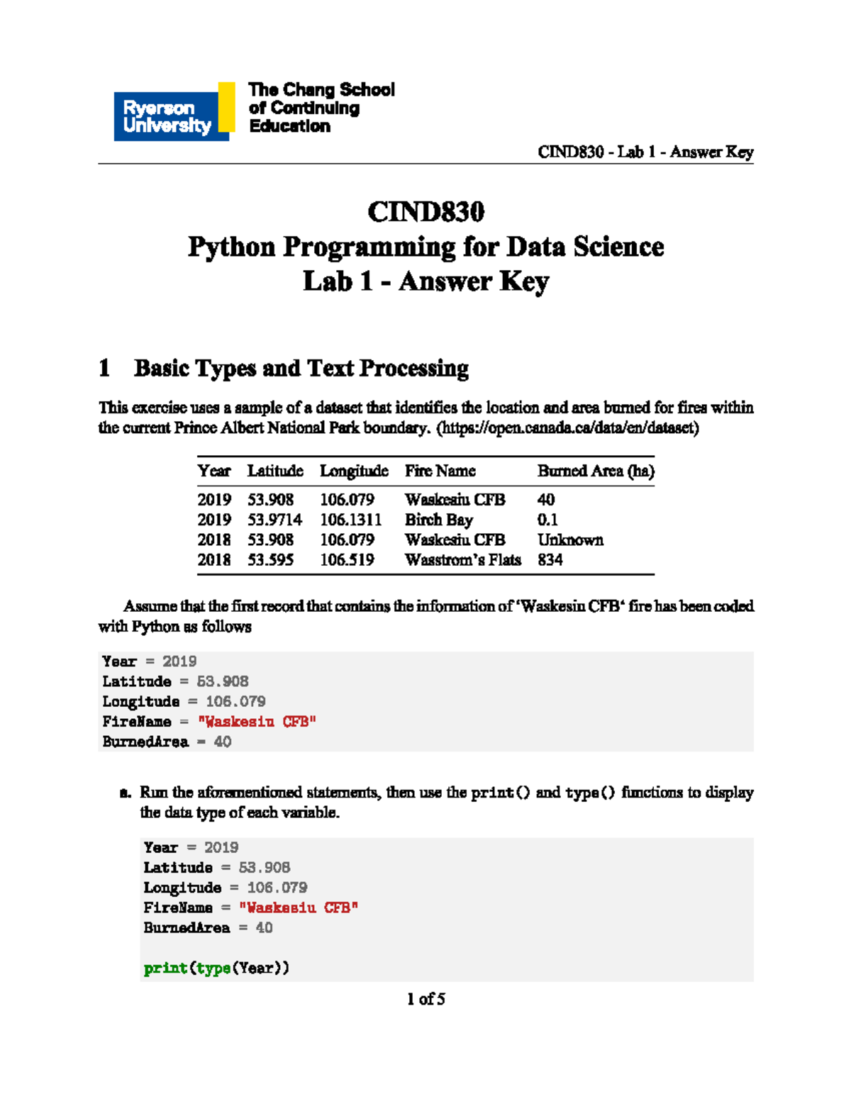 Answer Key LAb 1 - Lab work - ITM500 - Studocu