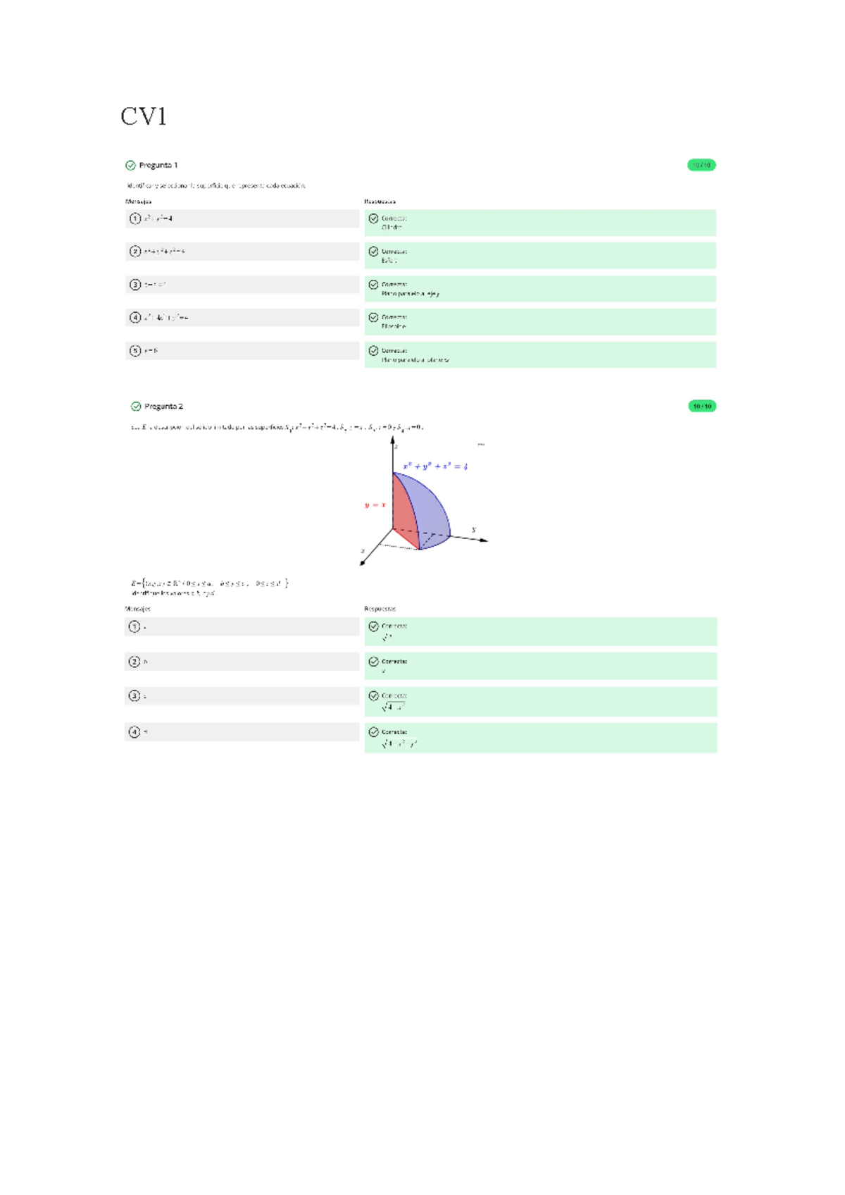 Control Virtual 1 - Cálculo 2 - CV - Studocu