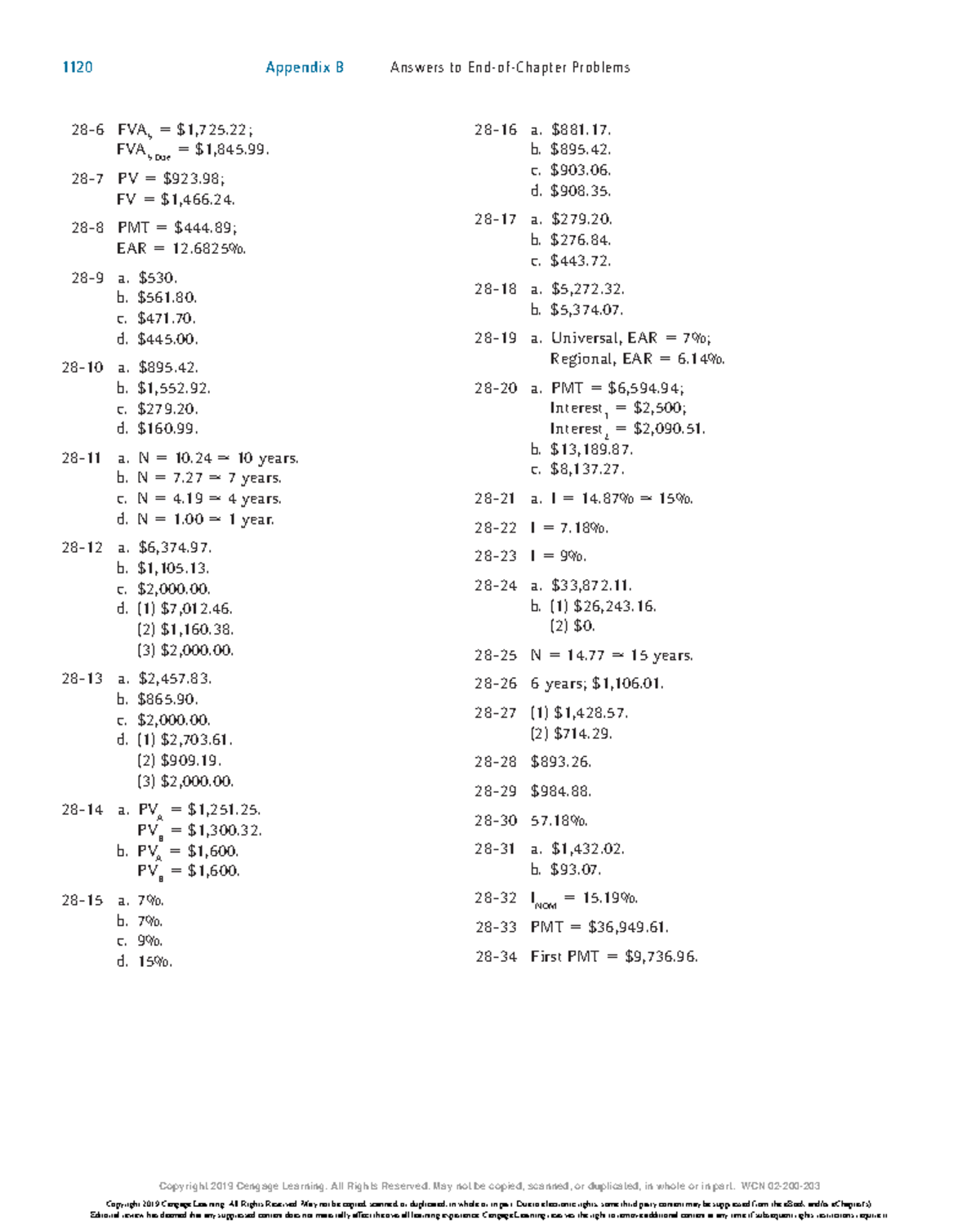 Financial Management II-388 - 1120 Appendix B Answers to End-of-Chapter ...