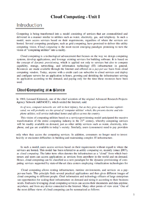 Principles of parallel and Distributed Computing - Cloud Computing Practicals - Studocu