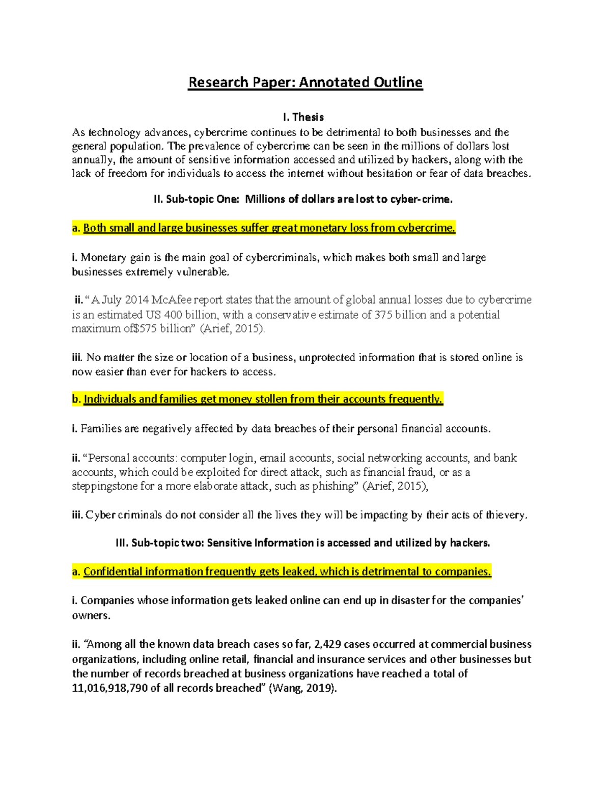 Cybercrime outline - Ouline - CJUS 230 - LU - Studocu