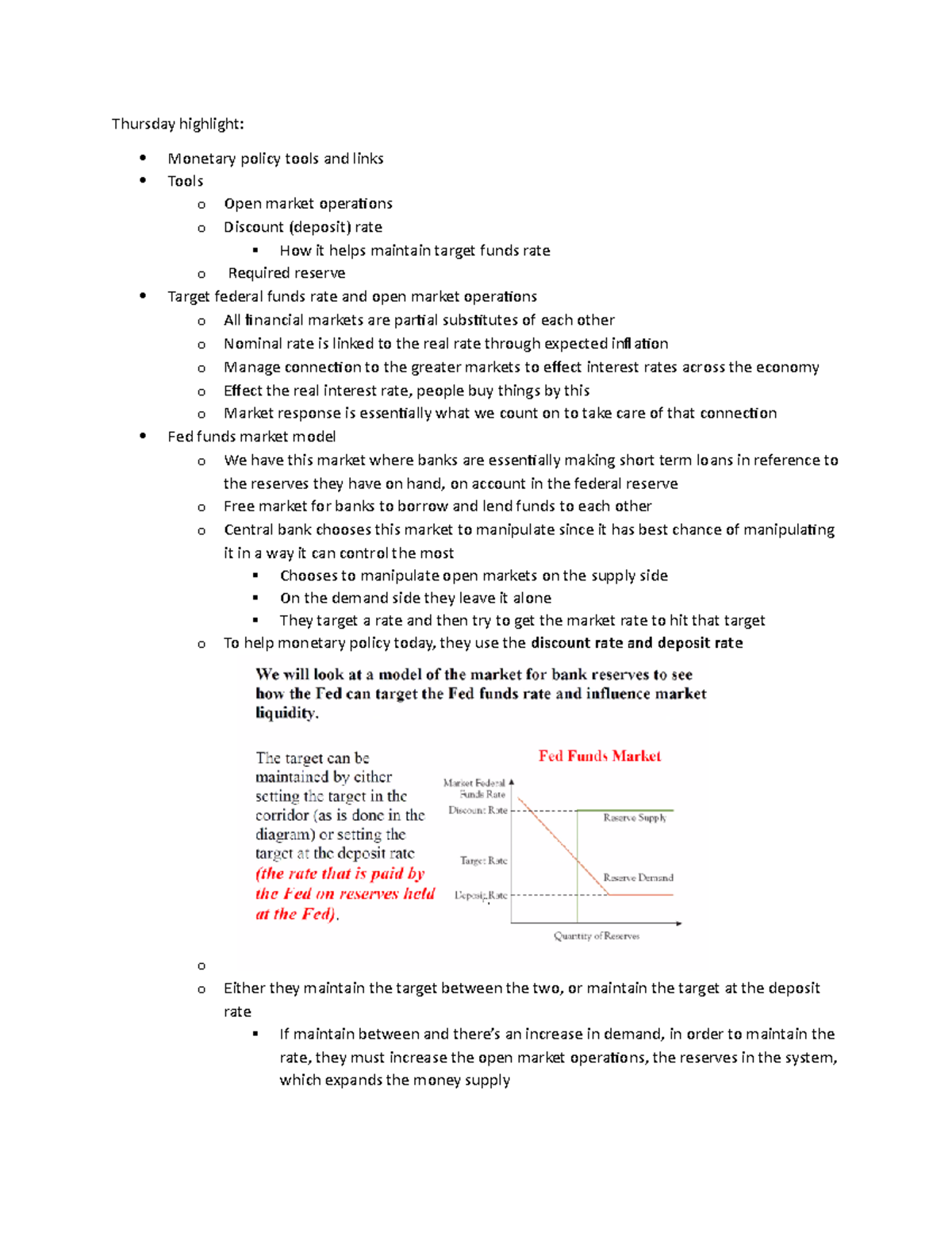 Chapter 15 - Carl Sanders - Thursday highlight: Monetary policy tools ...