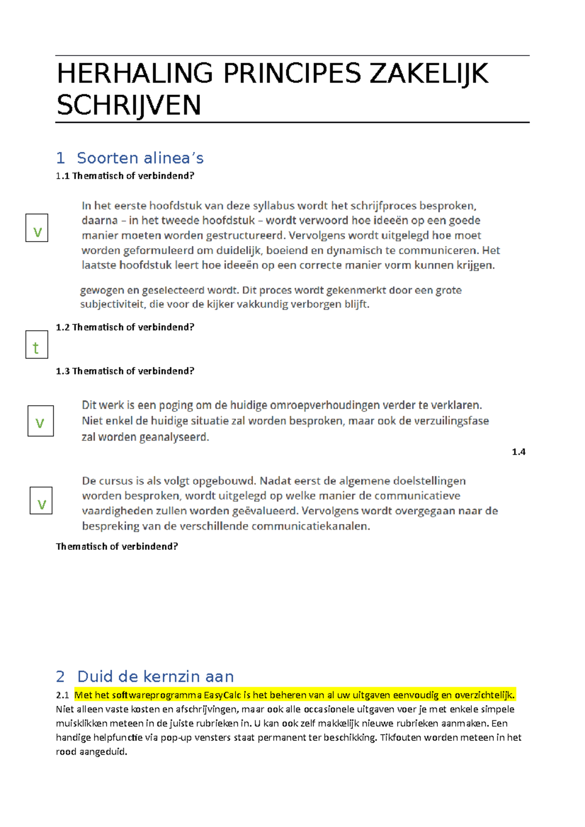 Herhalingsoefeningen Schrijven - Communicatieve vaardigheden ...