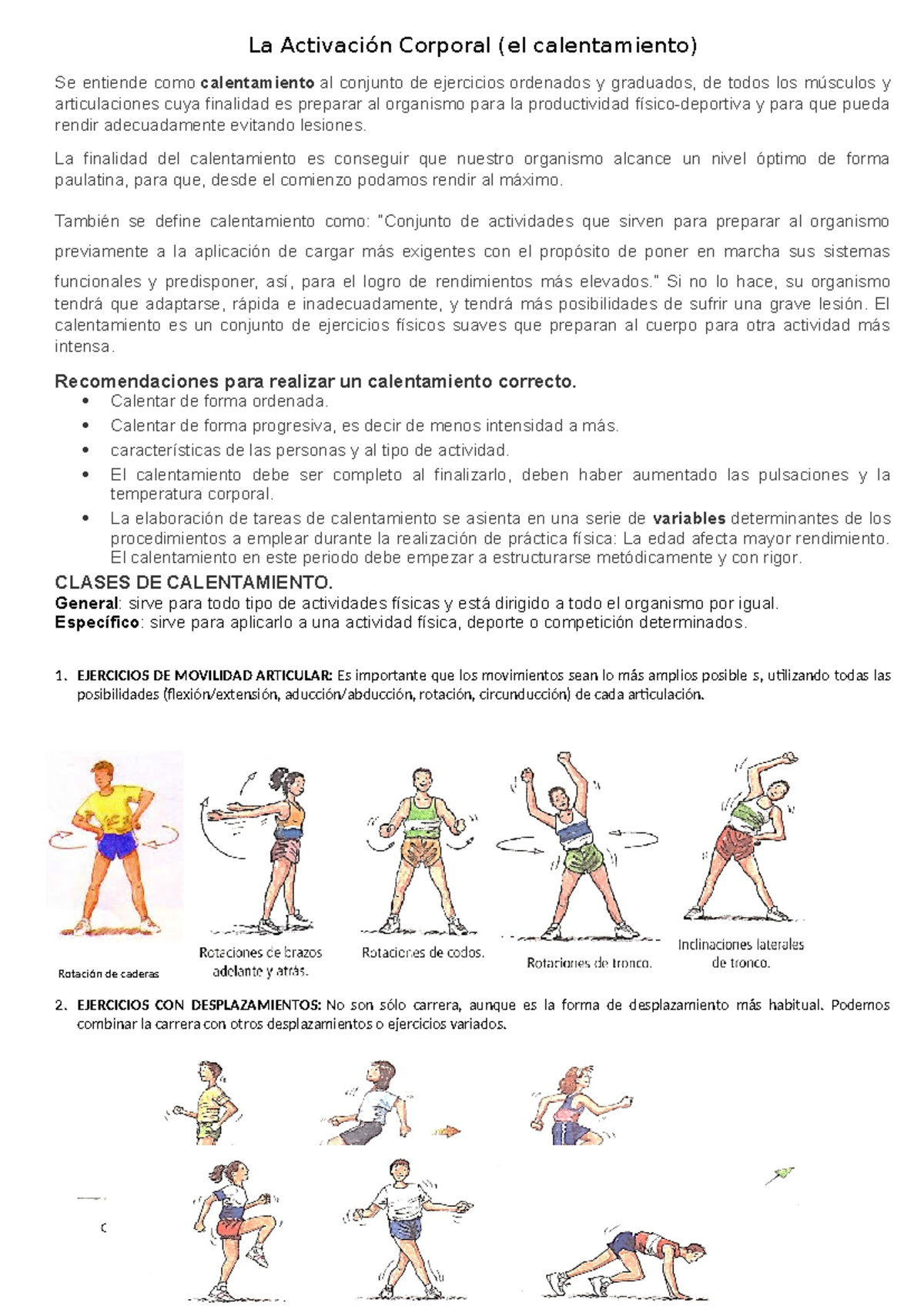 La Activación Corporal separata - La Activación Corporal (el ...