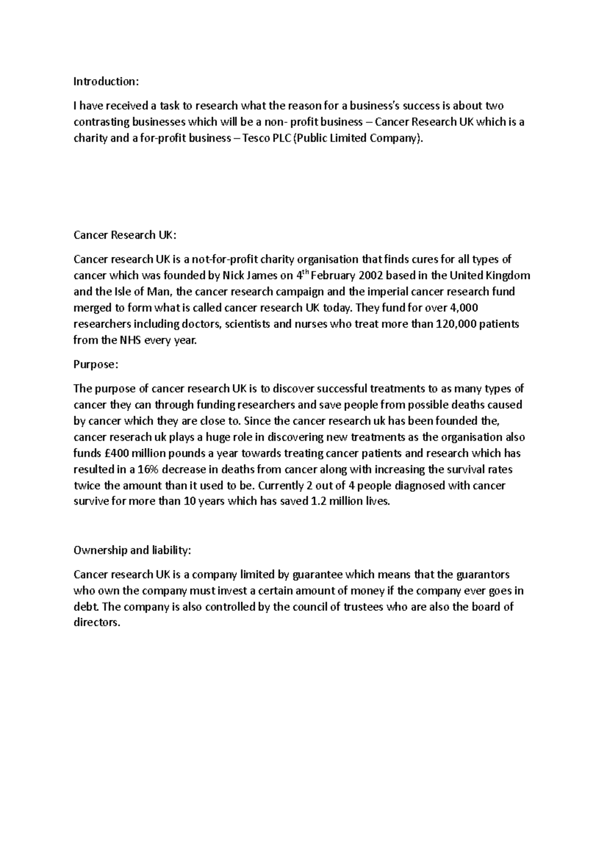 Introduction - Copy - Introduction: I have received a task to research ...