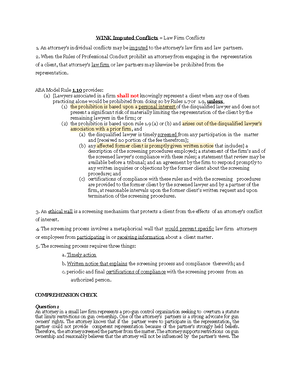 MPRE Practice Questions - MPRE Sample Test Questions The following ...