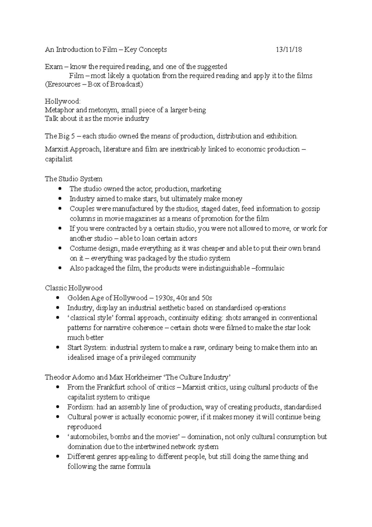 An Introduction to Film – Key Concepts 13 - Marxist Approach ...