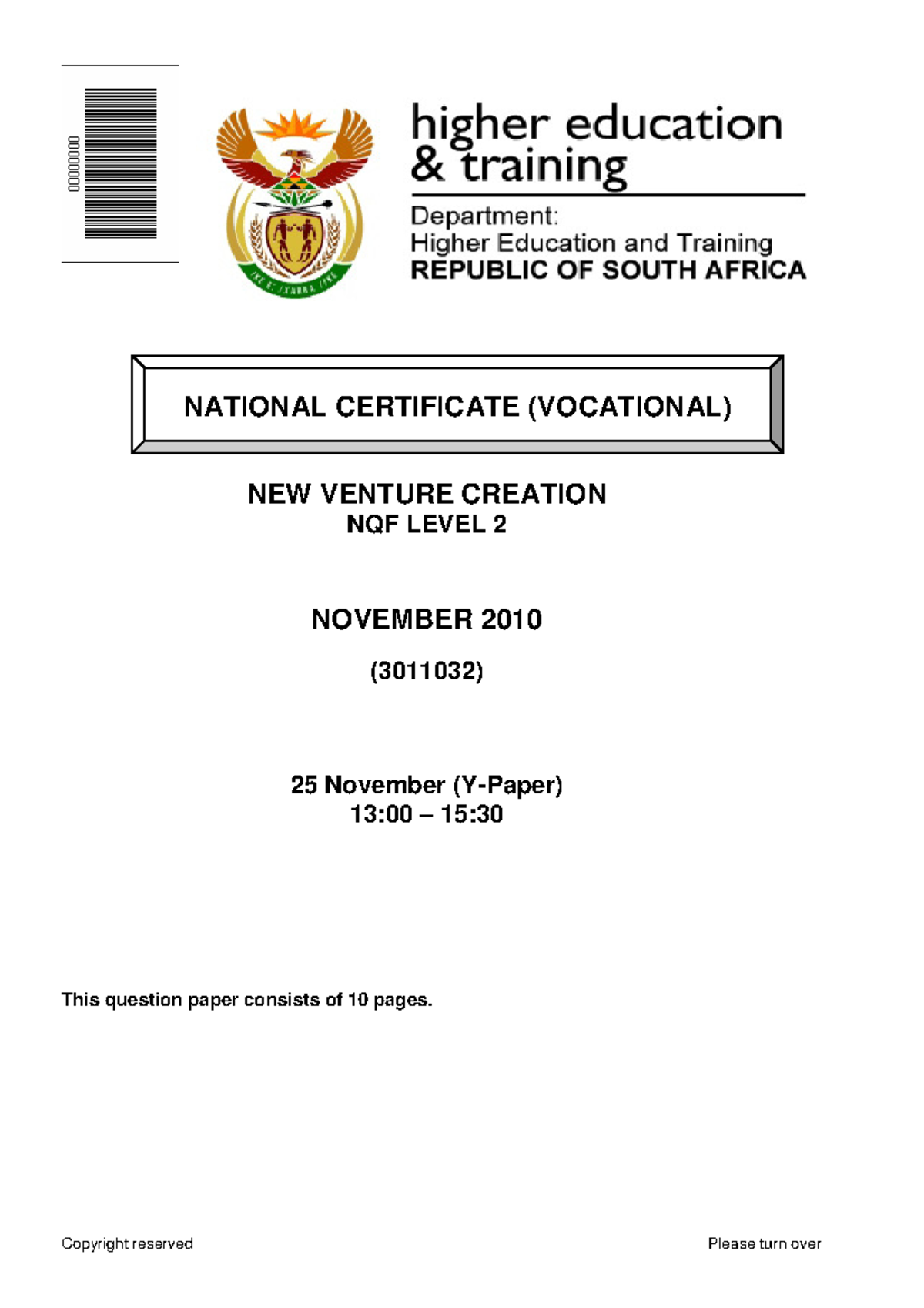 1i Qo4p Bh Q5y6t RPz861d0z Hl5 Osnewlf - NEW VENTURE CREATION NQF LEVEL ...