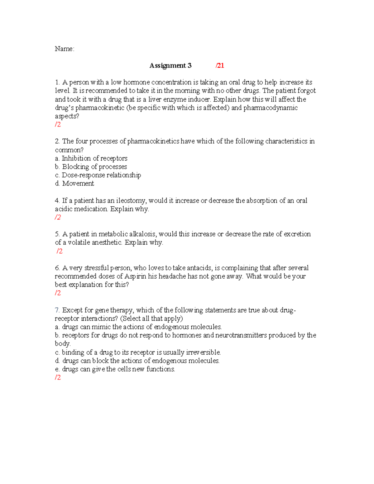 Winter Pharmacology Assignment 3 395237 e0e1008d3c2bf01b1feddc 4905 ...
