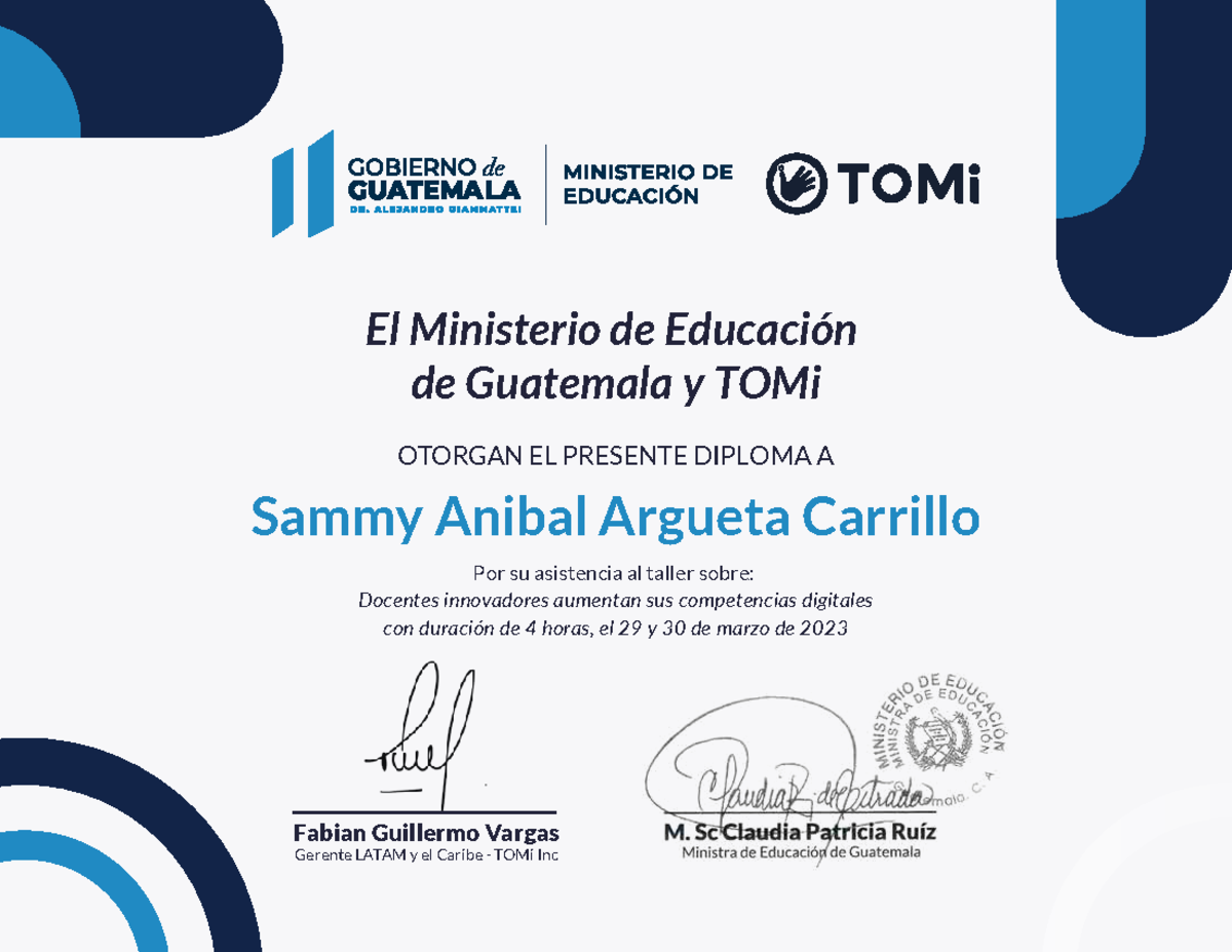 Guatemala Sammy Anibal Argueta Carrillo - Tecnologia 2 - El Ministerio ...
